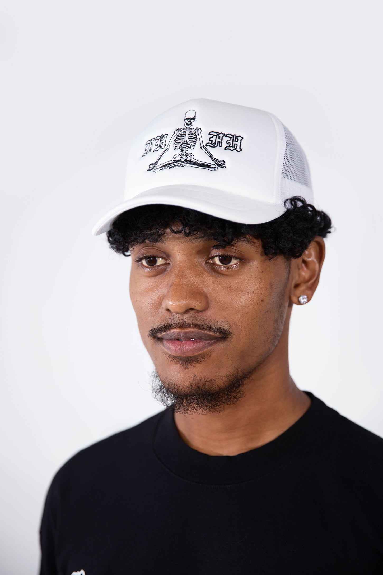 Skeleton Trucker White– Full Hearts LA