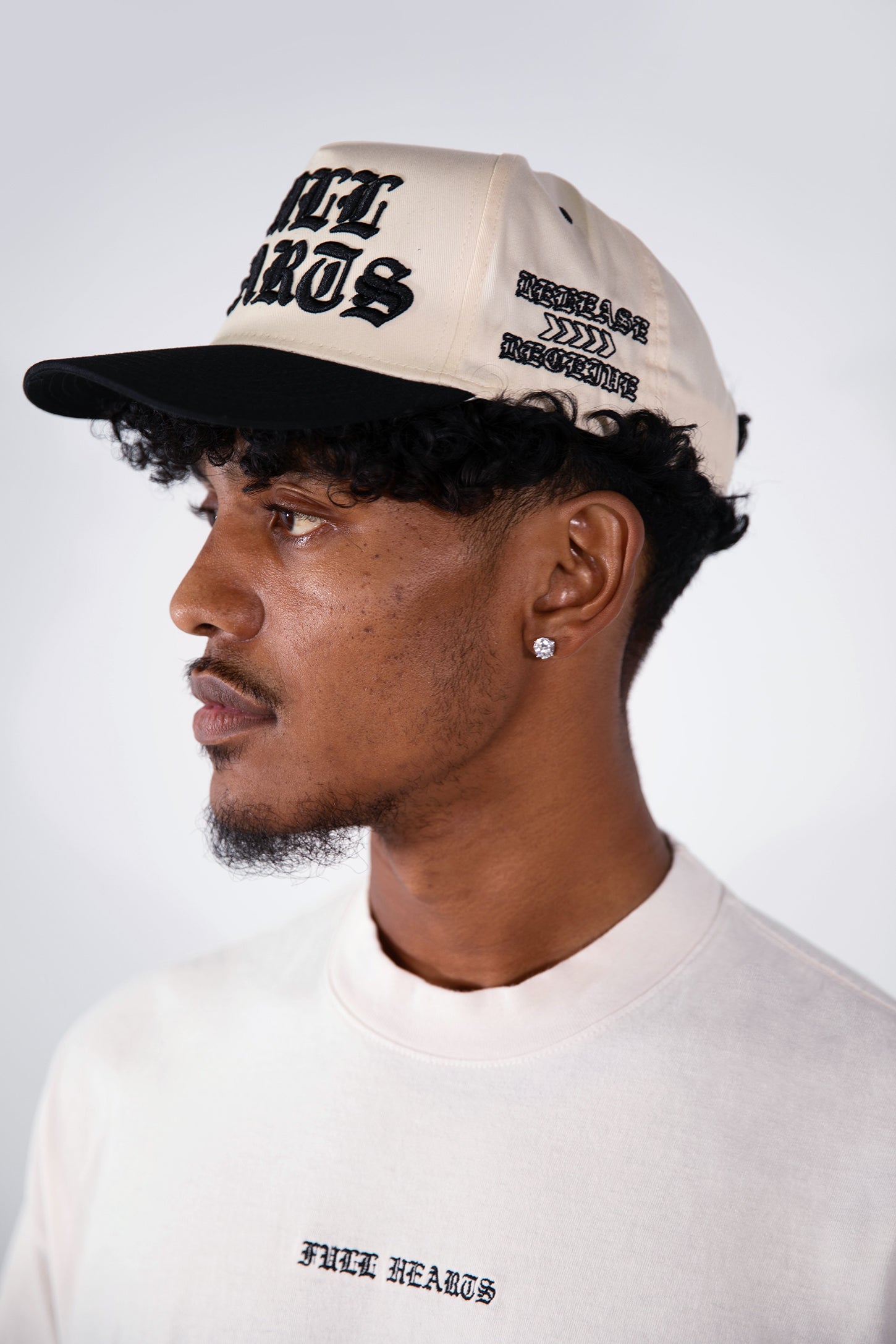 R&R Hat Creme/Black - LIMITED– Full Hearts LA